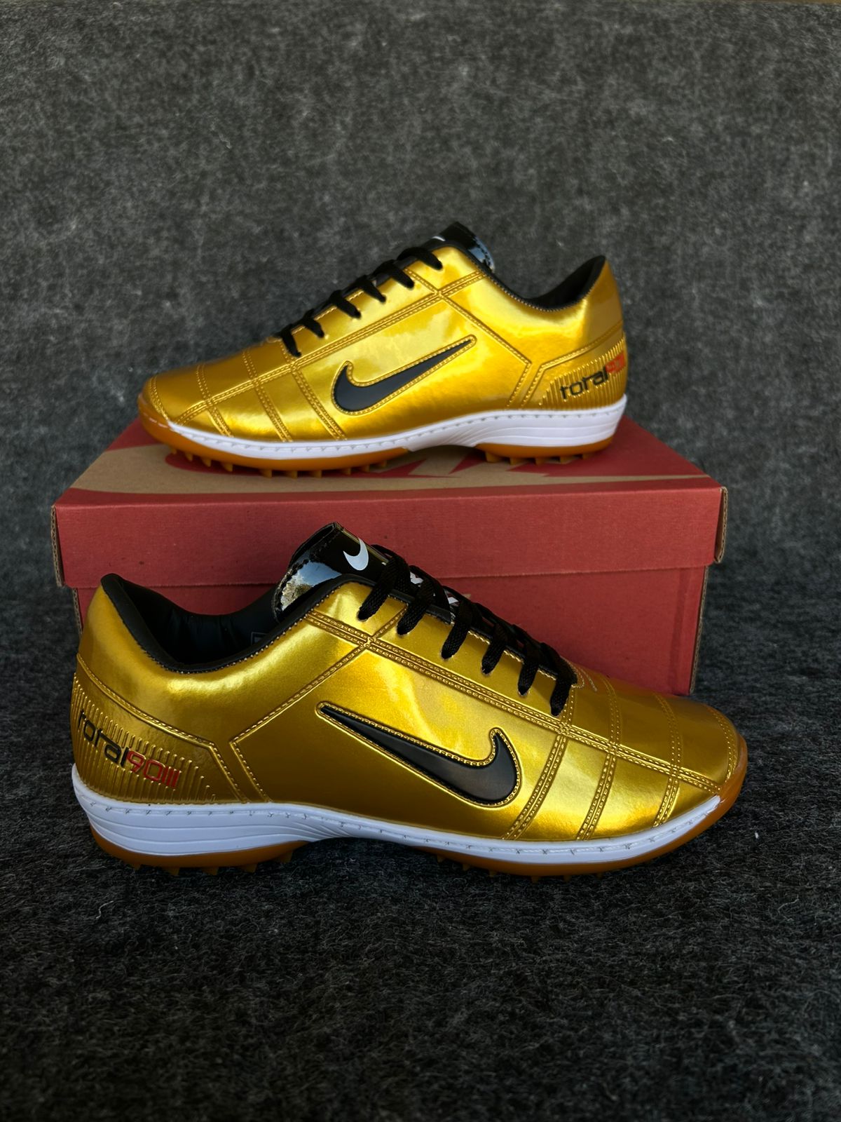 Chuteira Society Total 90 Masculino Nike Dourada - Tênis Nike - Tribo Shoes